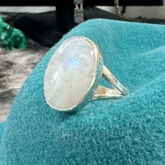 Jewelry | Genuine Sterling Silver Moonstone Ring | Poshmark